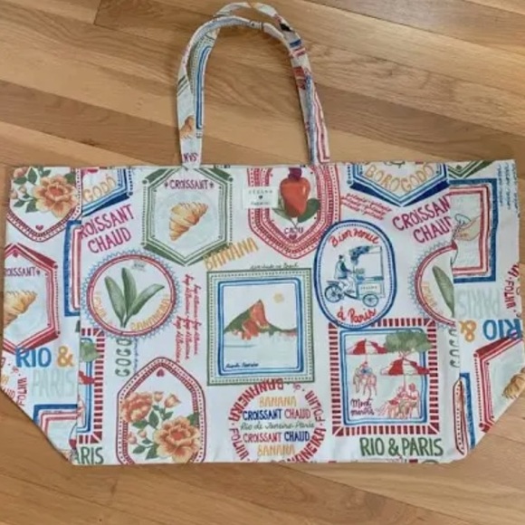 Sezane | Bags | New Sezane X Farm Rio Large Tote Bag | Poshmark